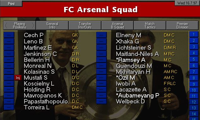 CM 97/98 ArsenalCM 97/98