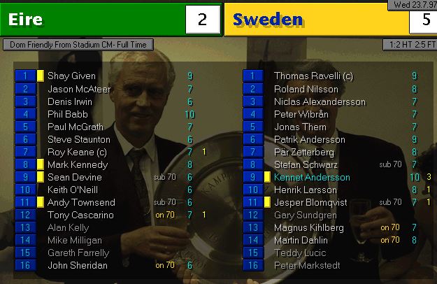 CM 97/98 Ireland Sweden RatingsCM 97/98