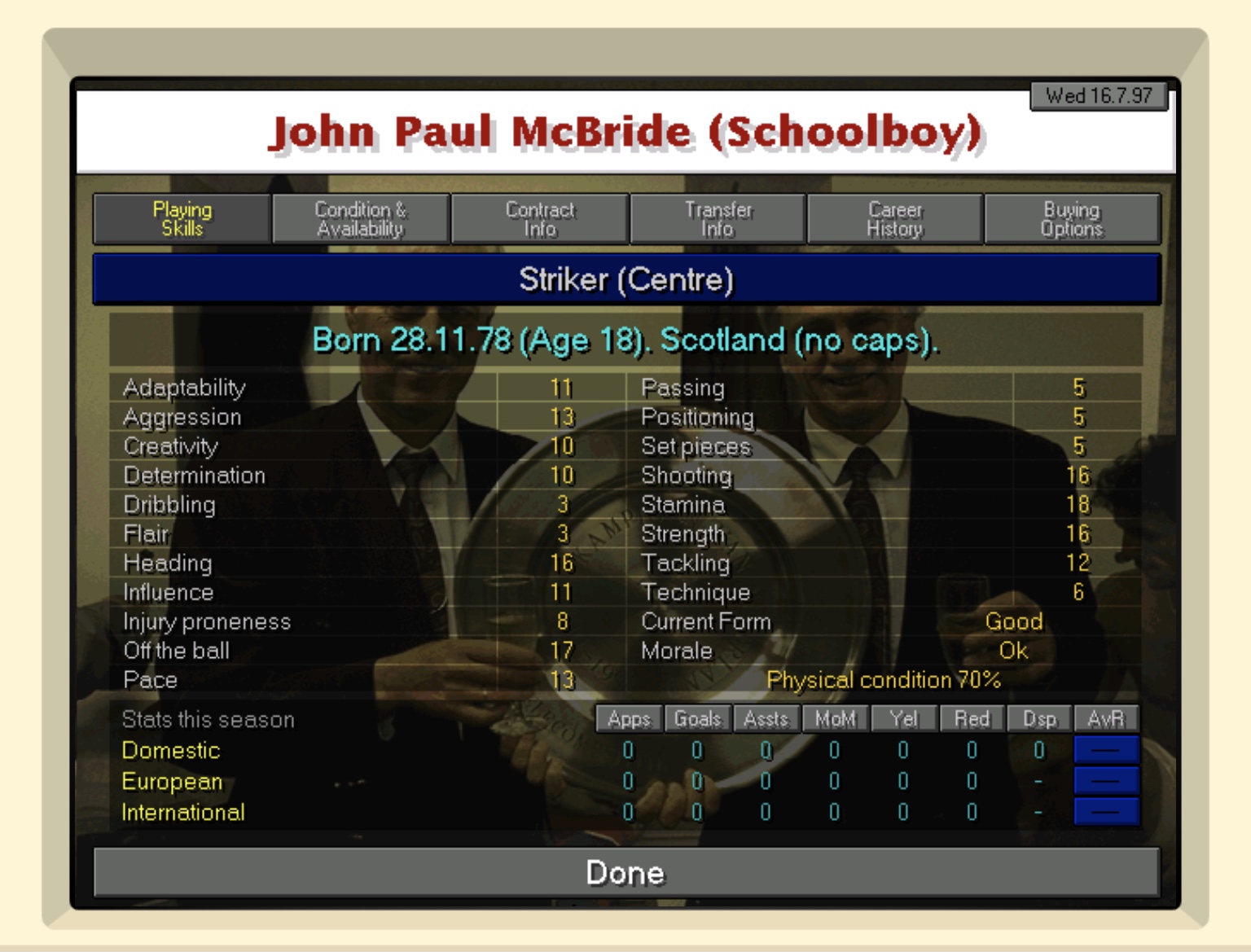 CM 97/98 The Goald Testament Book 1: Genesis | GaryGoalsCM 97/98